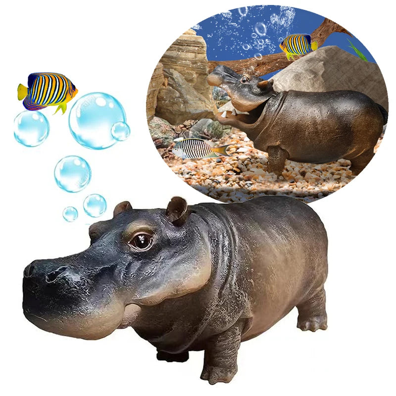Fish Tank Decorations Hippo – Aqua Layouts